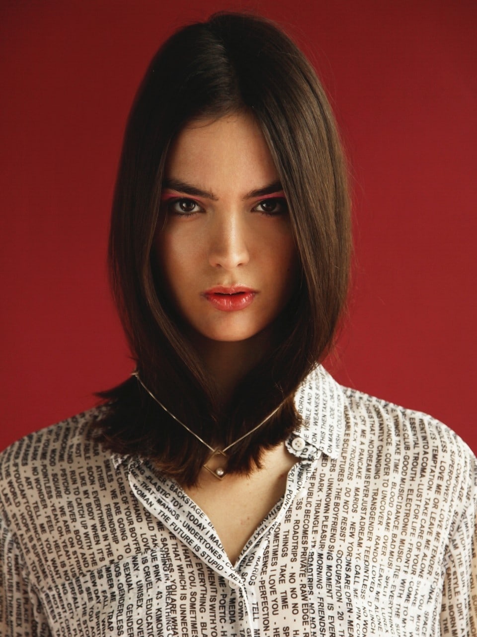 Albanian model Jessica Qehaja on the cover of Donna Moderna magazine in ...