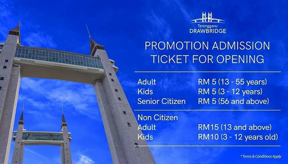 10 Fakta Mengenai Jambatan Angkat (Drawbridge) Di Kuala Terengganu