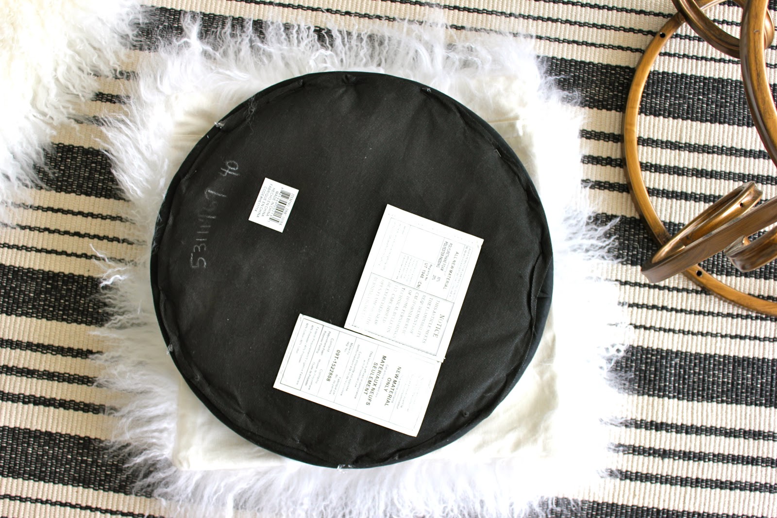 JoJo Herda: DIY Mongolian Lamb Stools