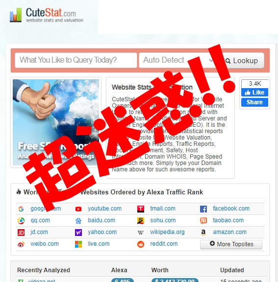超迷惑な海外サイトcutestat.comの情報。SEO的に邪魔？削除方法はある？|不便で不便で仕方が無いことを解決に導くブログ
