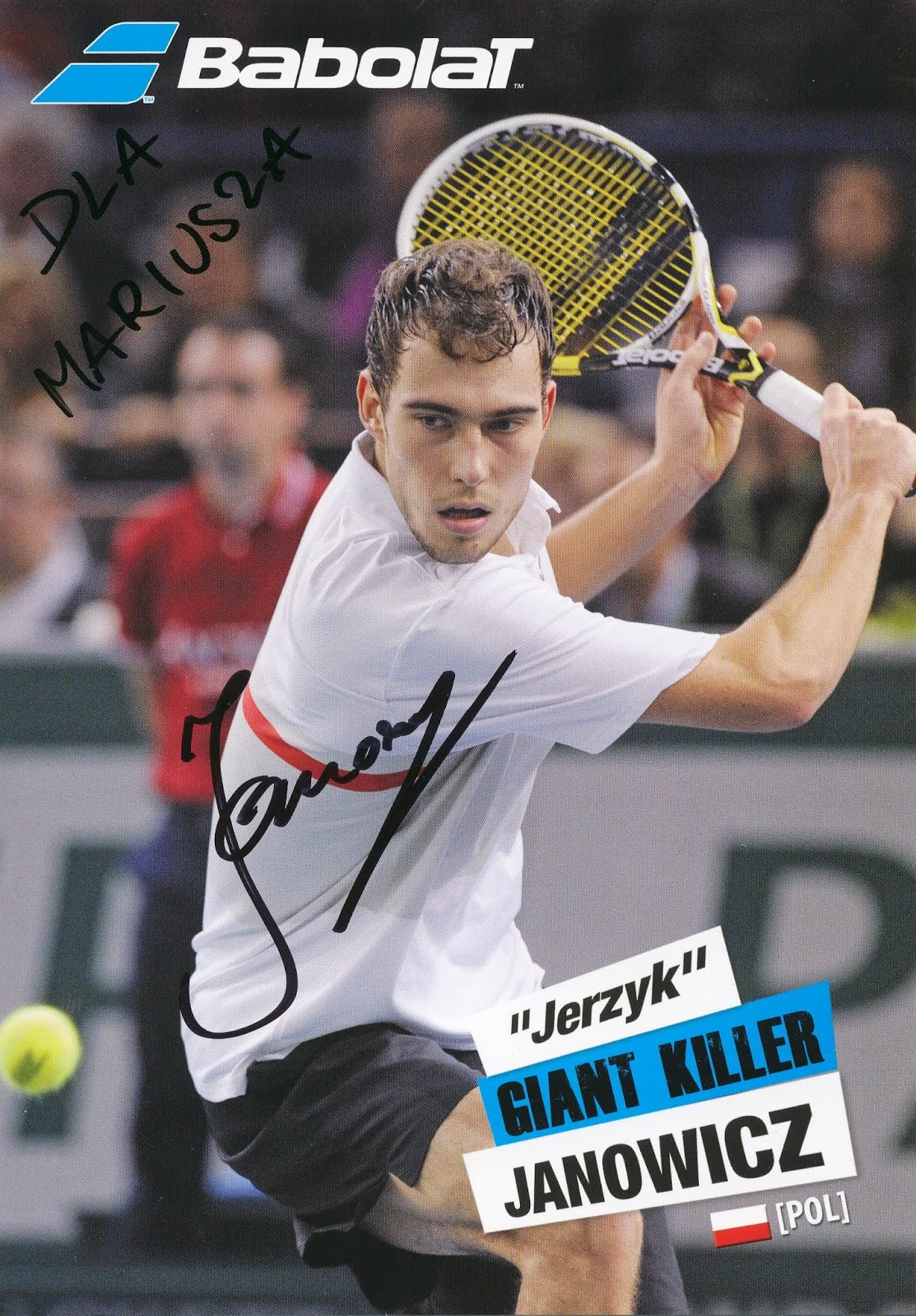 Autografy Mariu: Jerzy Janowicz