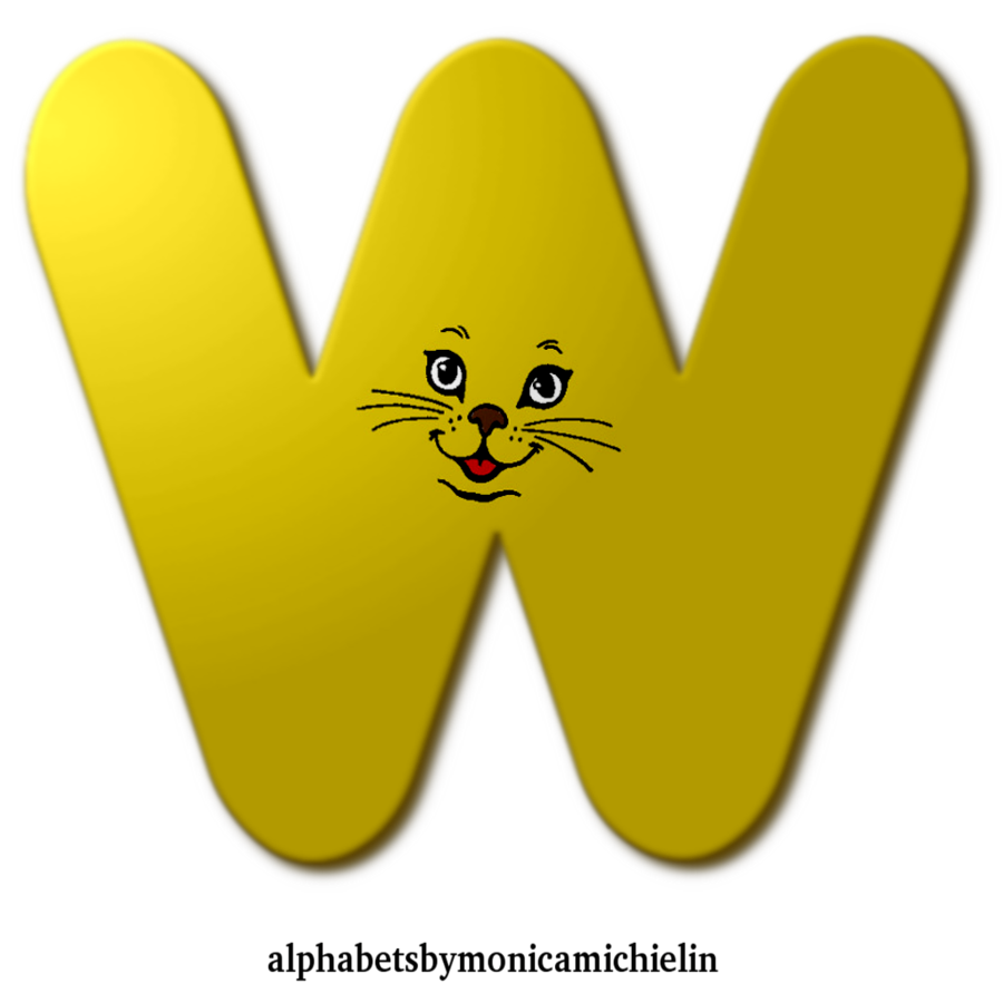 M. Michielin Alphabets: YELLOW CAT, KITTEN ALPHABET LETTER, NUMBER PNG ...