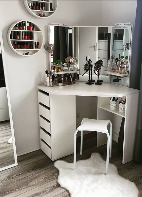 23 Perfect Makeup Table Inspiration Design | ARA HOME