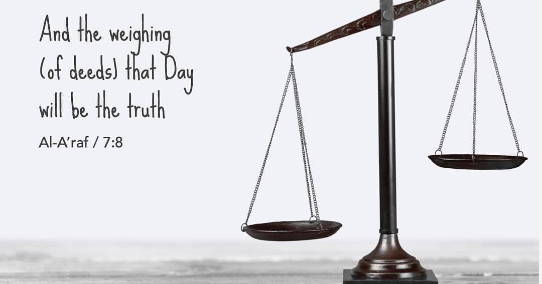 What is MIZAN ? ( Scale of deeds and wisdom)