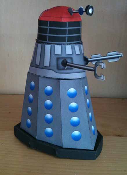 Doctor Who: Dalek Papercraft | Paperized Crafts
