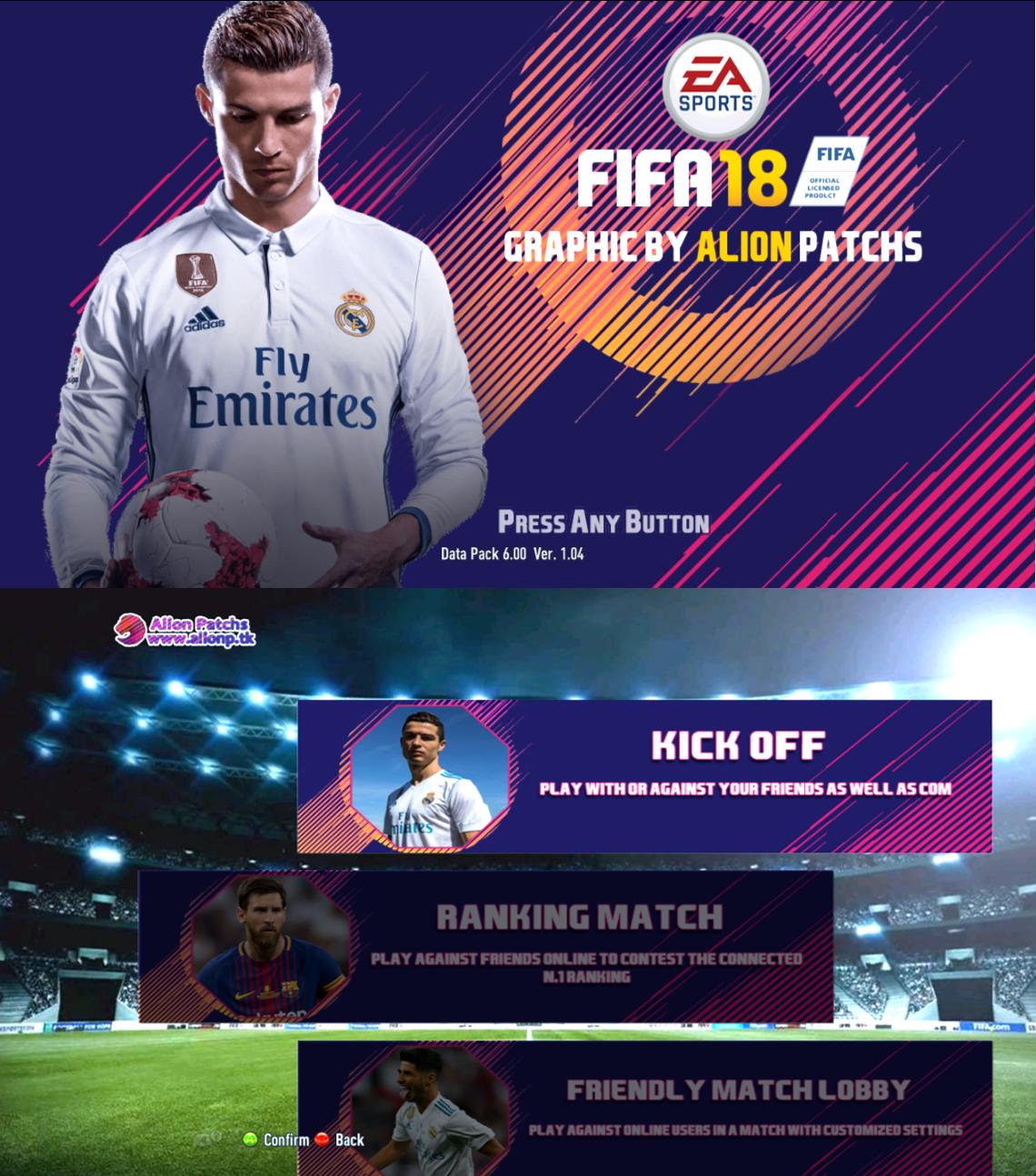 PES 2013 FIFA 18 Graphic Theme by AlionPatchs ~ PES-ID | Download ...