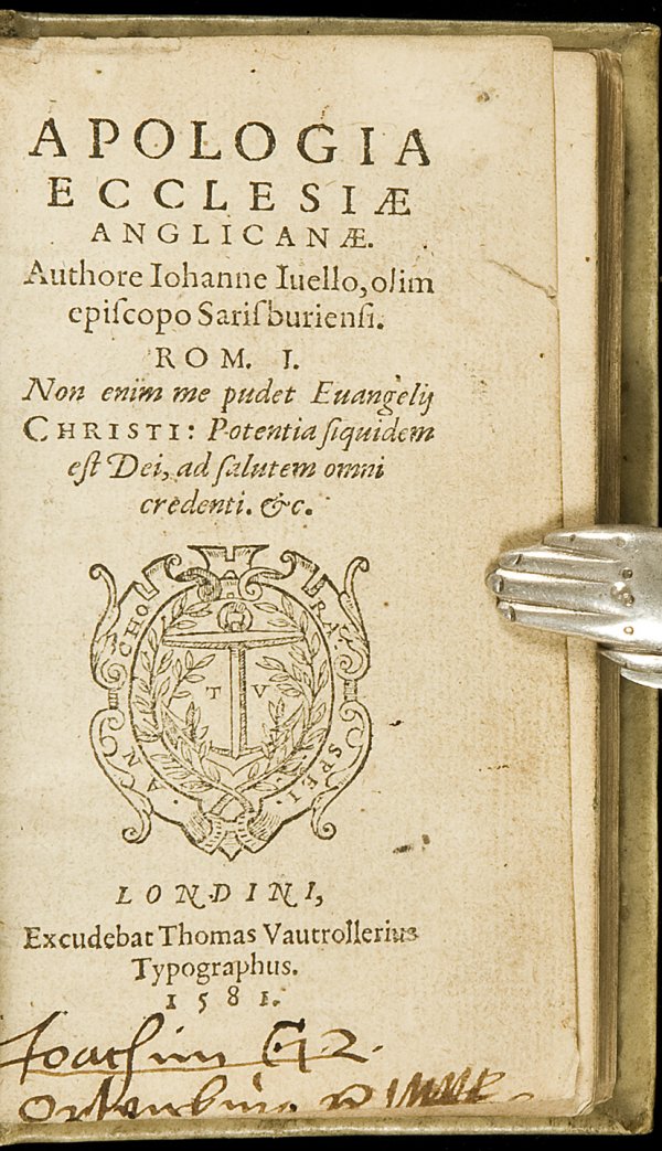 Dead Anglican Theologians Society: 8: John Jewel (1522-1571), bishop ...