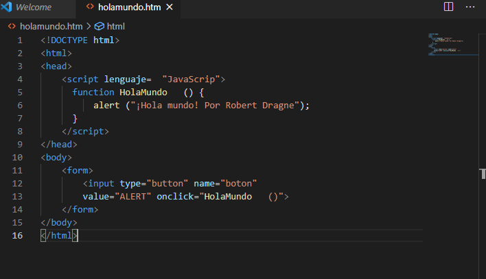 Ejemplo de JavaScrip