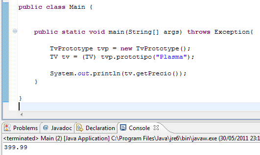 Mi granito de java: Prototype