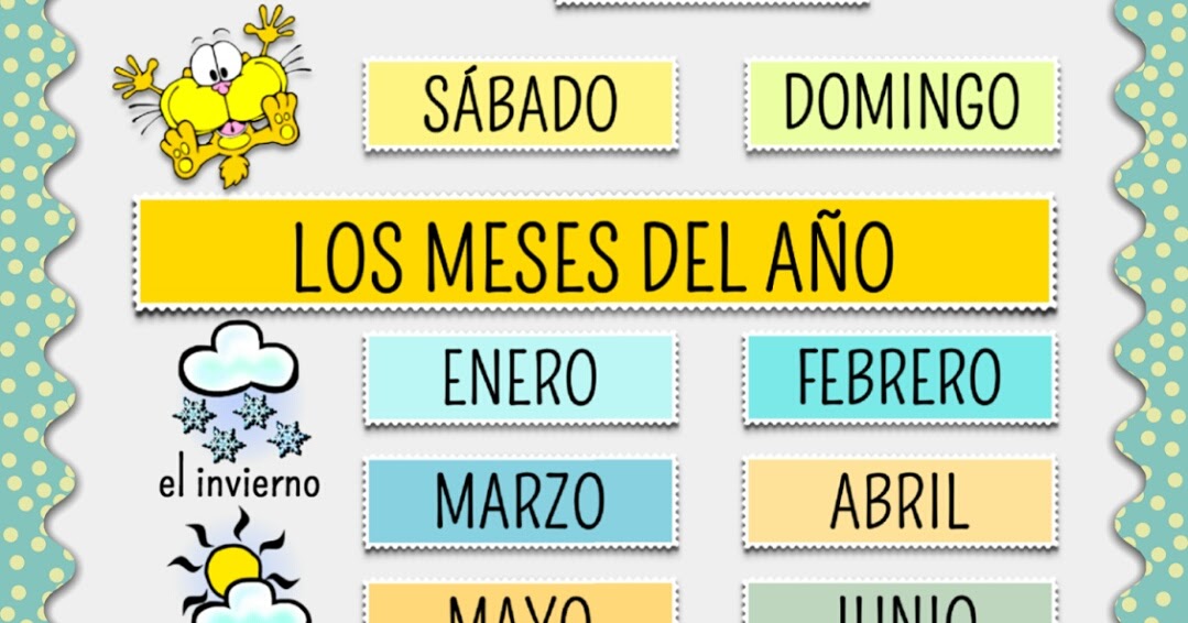 Días, meses y estaciones
