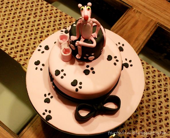 Bizcocho / Tarta Pantera Rosa/ Pink Panther Cake | Cocina