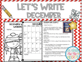 1st Grade Hip Hip Hooray!: Let's Write...December Themed!