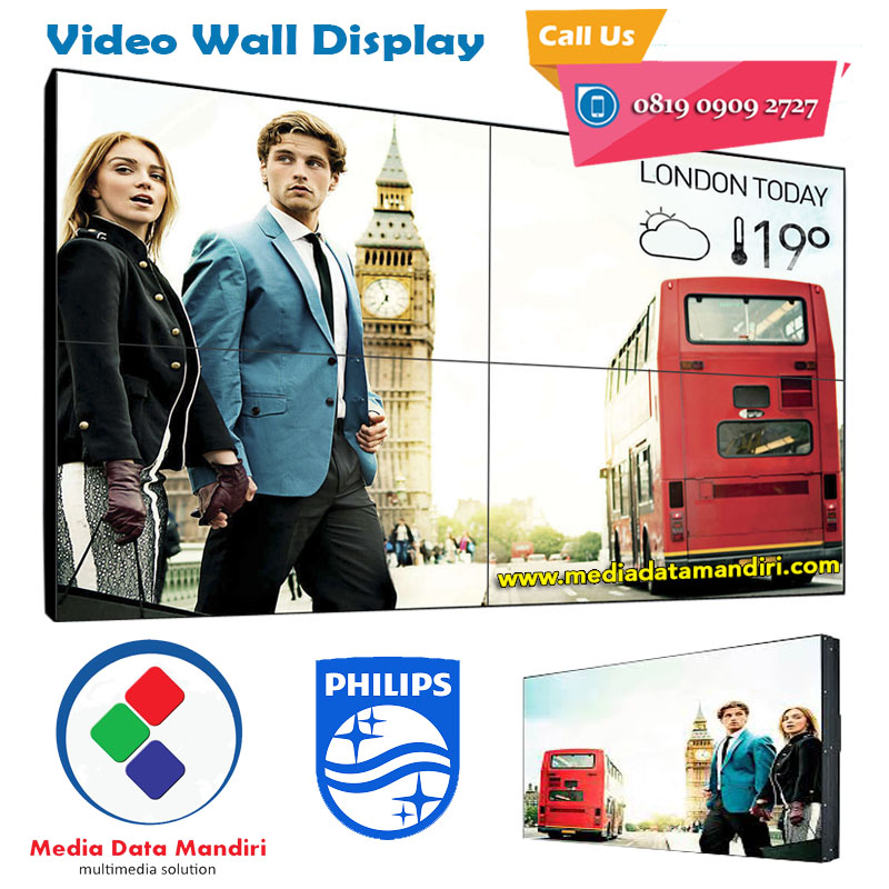 Jual Video Wall Display 55BDL1007X/00 | Philips - Jual LCD INfocus ...