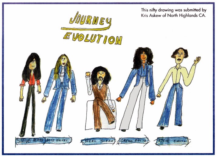 WHEEL IN THE SKY: Journey Evolution Drawing from 1979