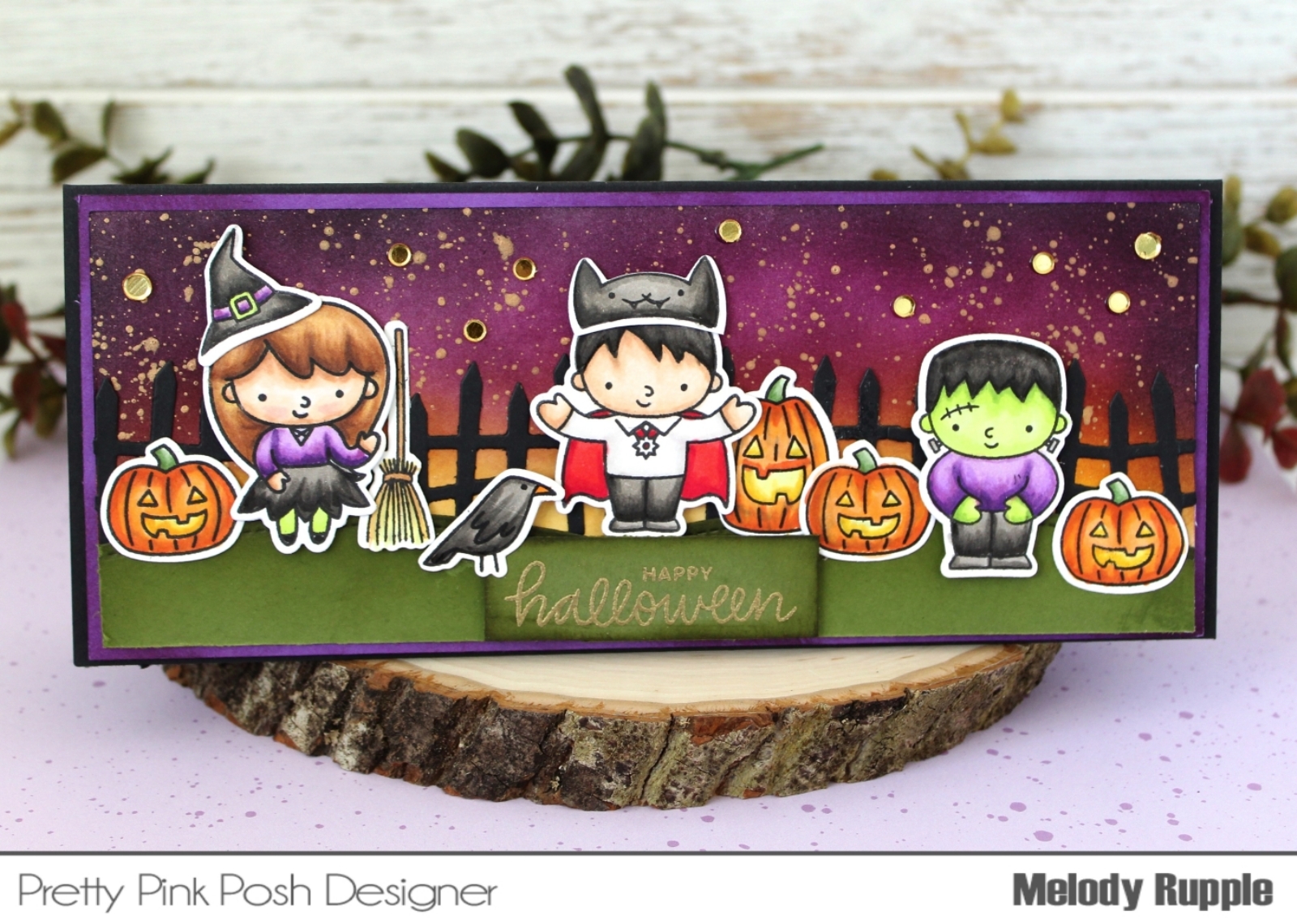 A Paper Melody: One last Halloween Card!