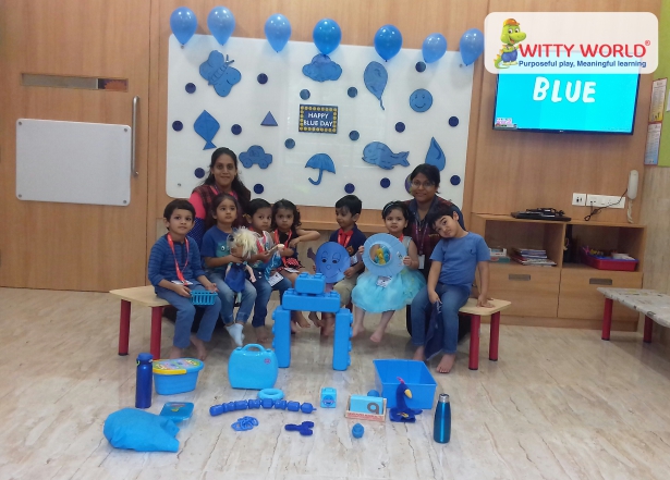 On the top of the World...: Blue Day Celebration by Nursery Section ...
