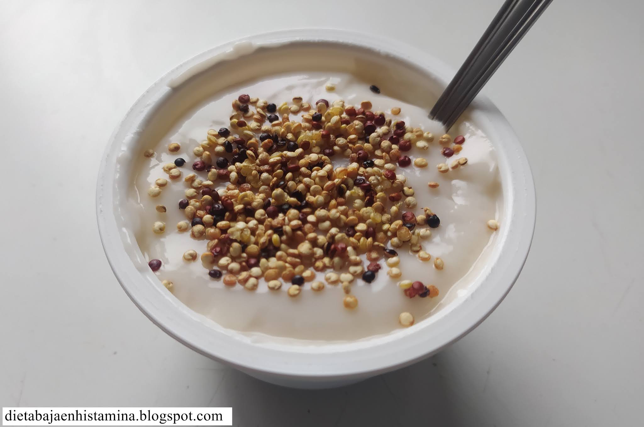 Quinoa inflada: receta baja en histamina, sin gluten, sin lactosa y vegana