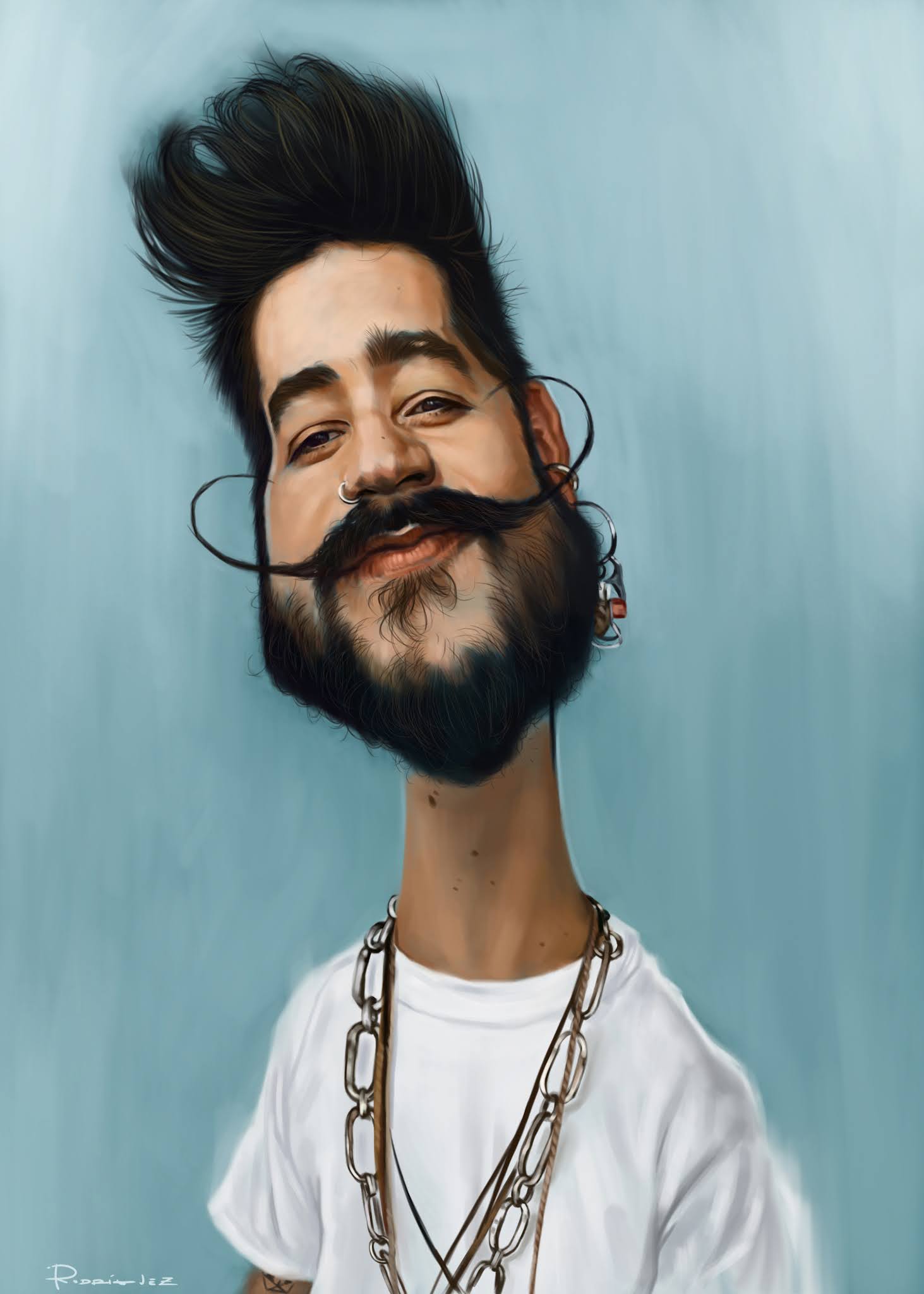 Maxi Rodríguez Caricaturas: Caricatura Camilo