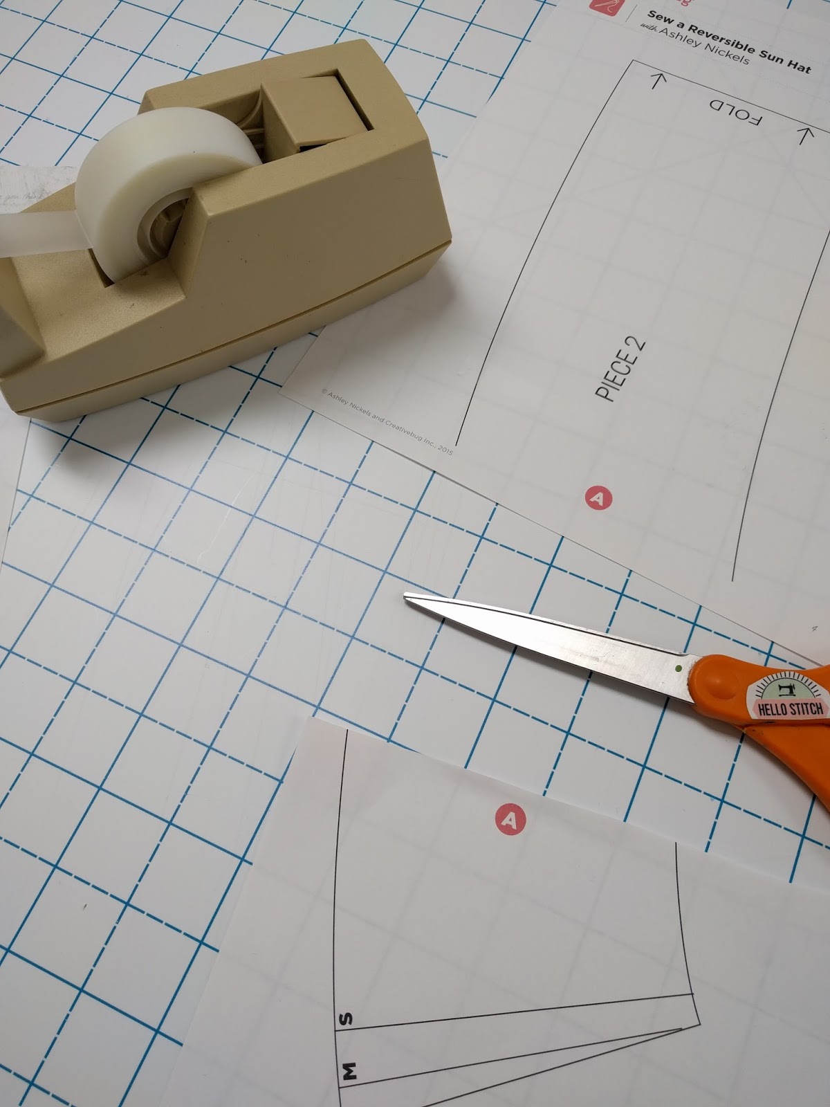 Hello Stitch: How To Assemble a PDF Pattern