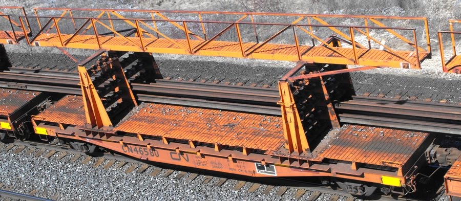 Trackside Treasure: CN Continuous Welded Rail Train