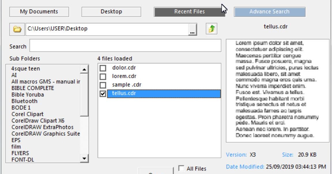 CorelDRAW Macros Open CorelDraw Files Quicker coreldraw-macros-open-coreldraw-files-quicker