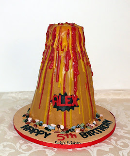 Katy's Kitchen: Erupting Volcano Cake and Cookies