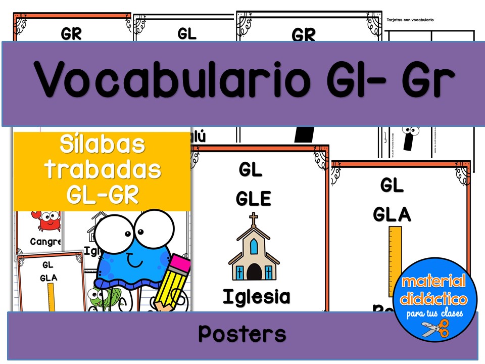 Las sílabas GR- GL - Material Didactico para tus clases