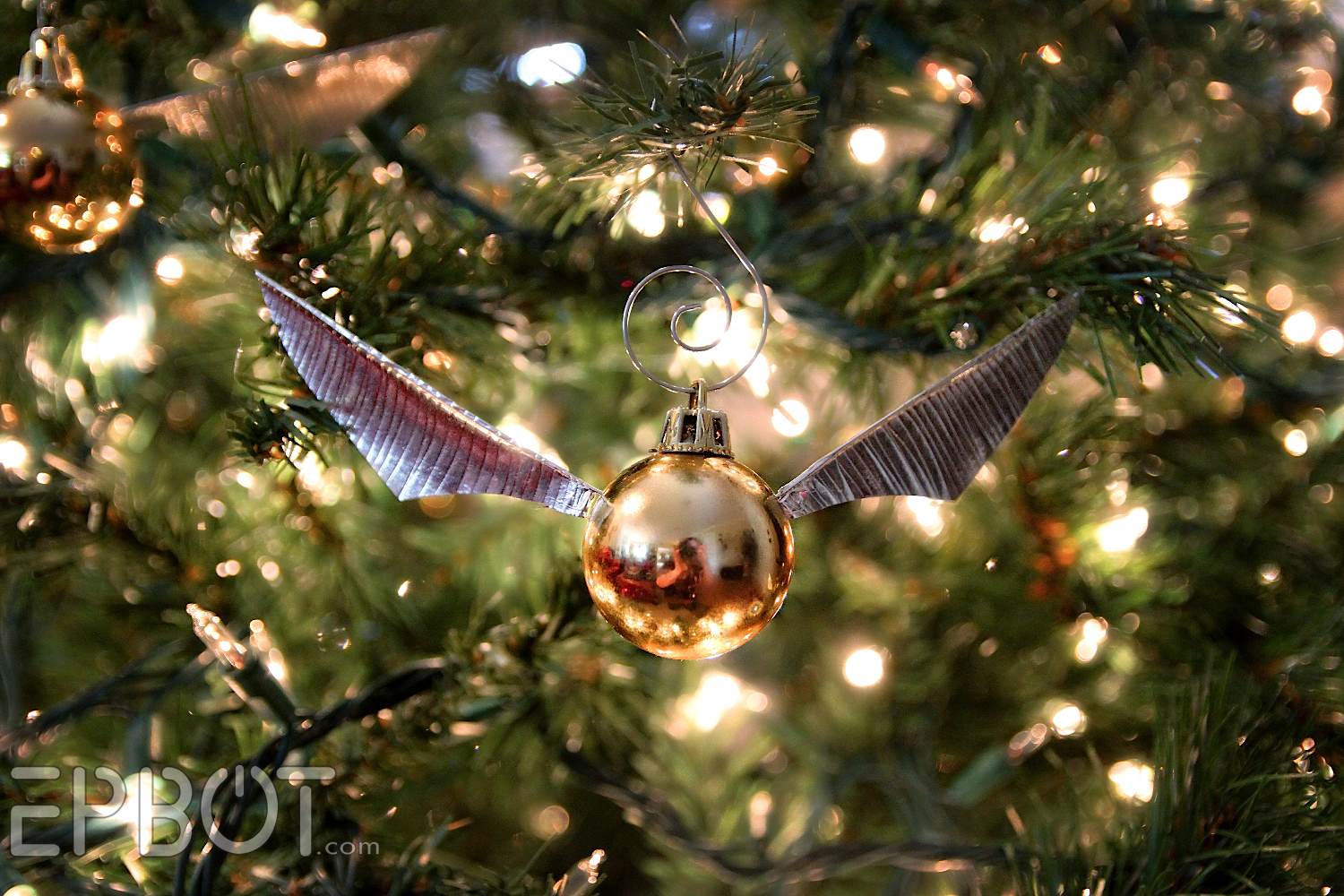 EPBOT: Make Your Own Golden Snitch Ornaments!