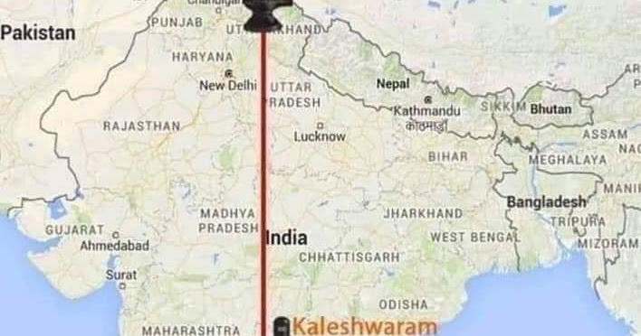 Shiva temples in a straight line from Kedarnath to Rameswaram - iKarma