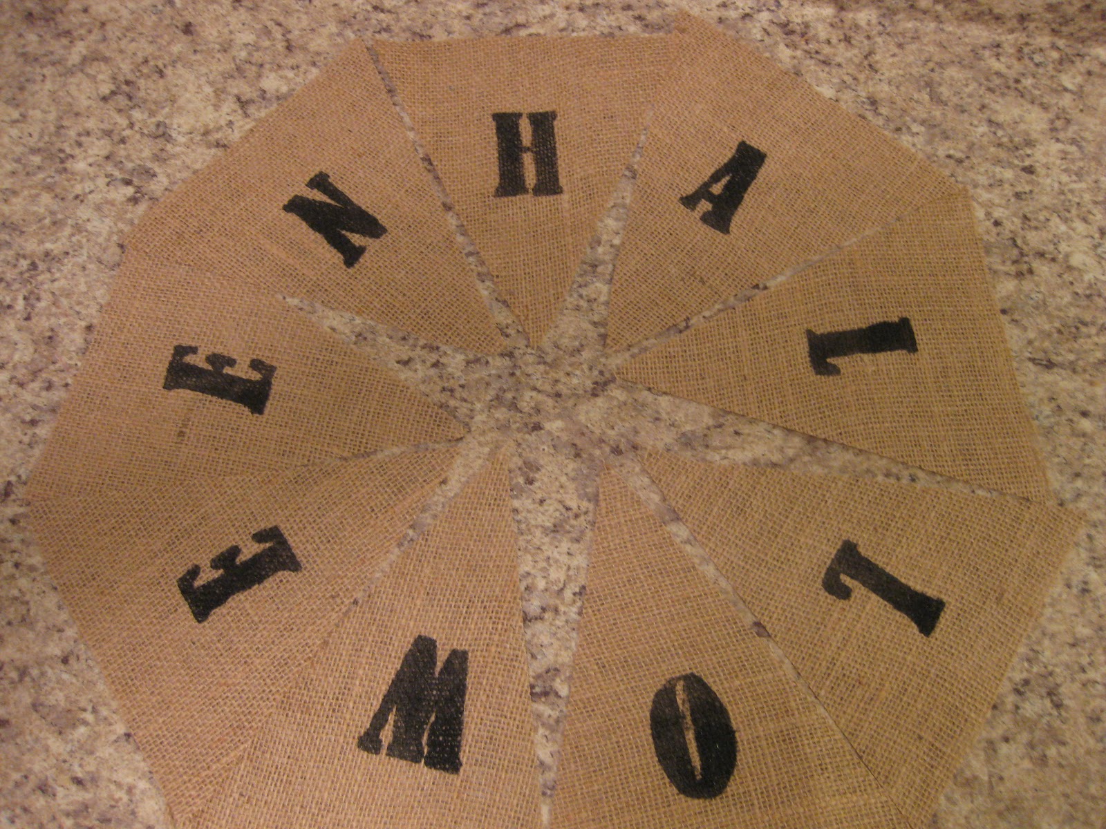 Nerd Craft Librarian: Burlap Bunting