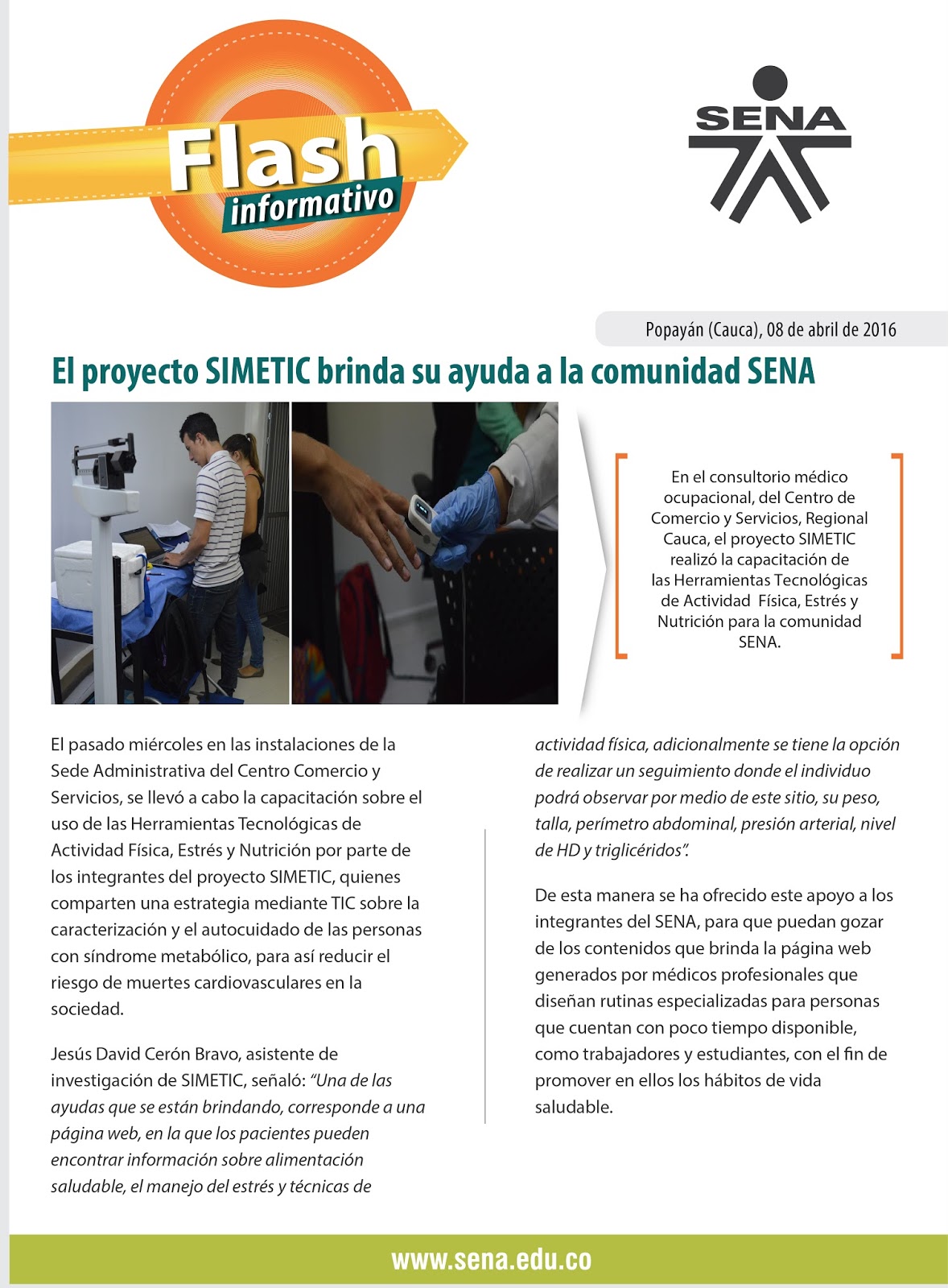 Centro de Comercio y Servicios SENA Regional Cauca: El proyecto SIMETIC ...