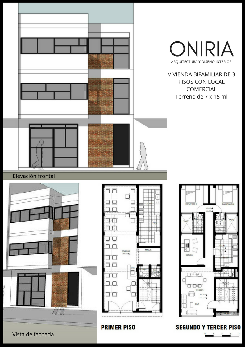 Proyectos y Planos Gratis de Arquitectura de Vivienda Multifamiliares