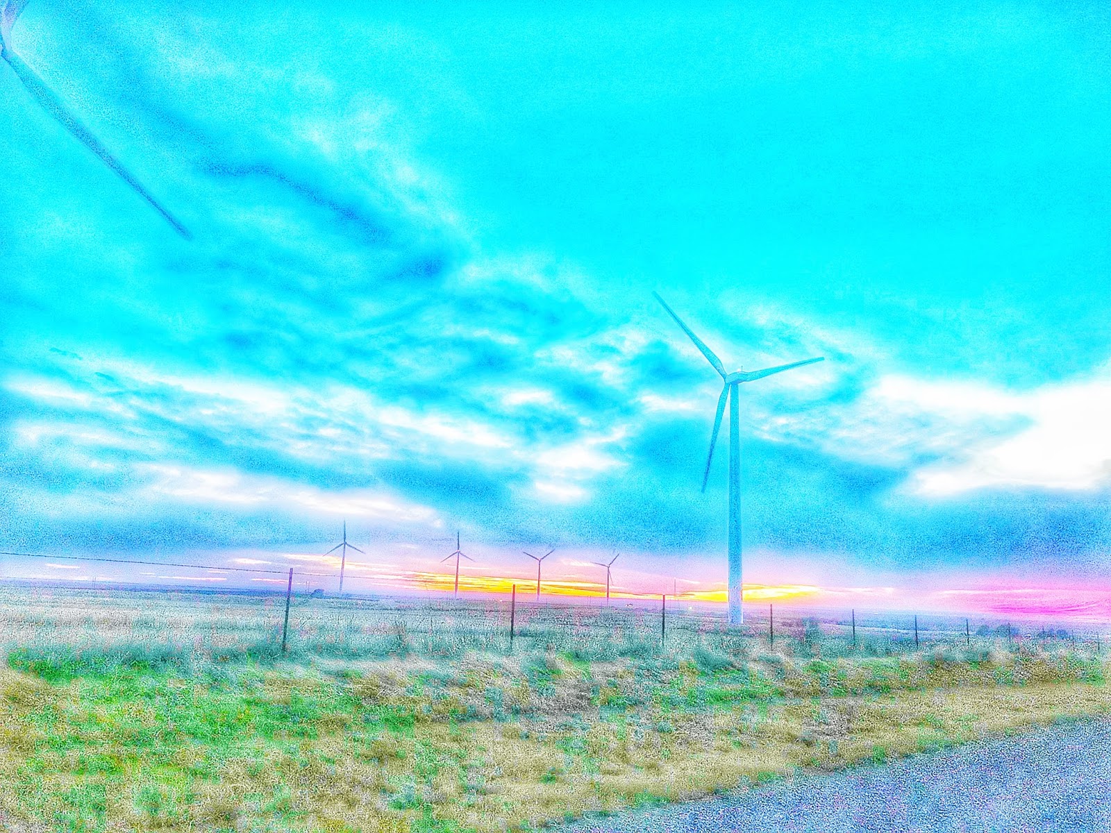 Windmill Power in Art in Oklahoma