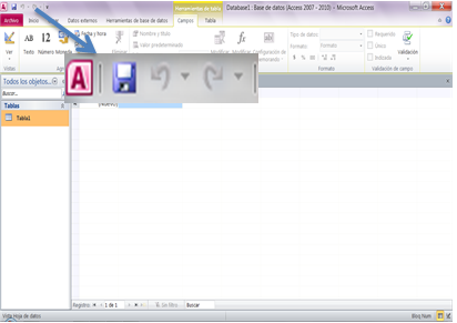 Microsoft Access 2010: Interfaz de Access 2010