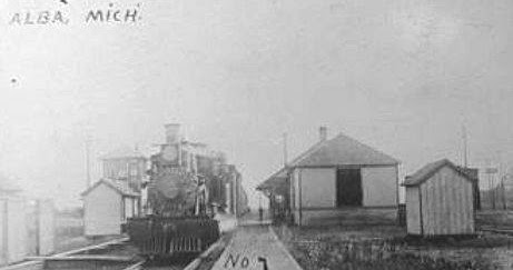 Towns and Nature: Alba, MI: GR&I Depot and Junction Tower