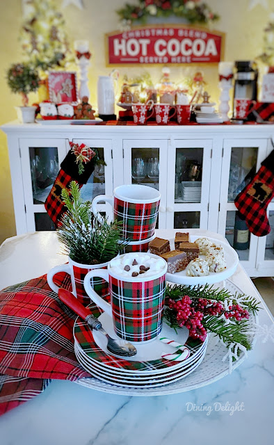 Dining Delight: Gingerbread Themed Tiered Tray