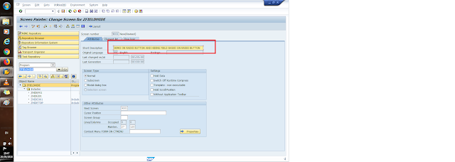 SAP for Abapers: RADIO BUTTON IN MODULE POOL PROGRAM/DIALOG PROGRAMING