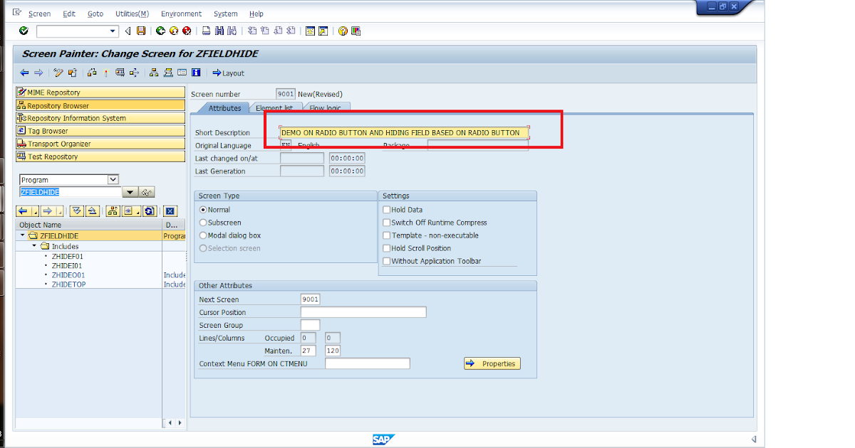 SAP for Abapers: RADIO BUTTON IN MODULE POOL PROGRAM/DIALOG PROGRAMING