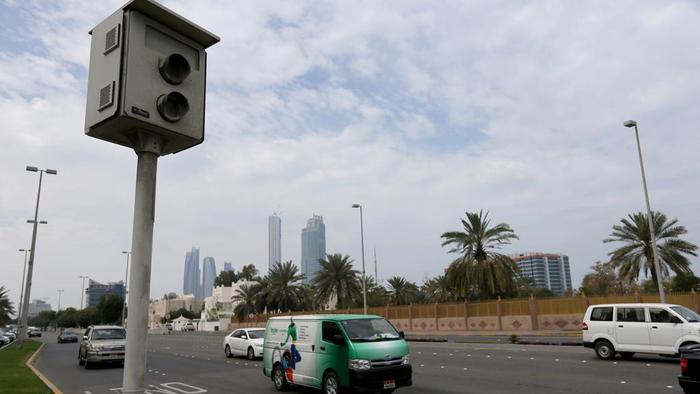 Do all traffic lights in UAE have cameras?