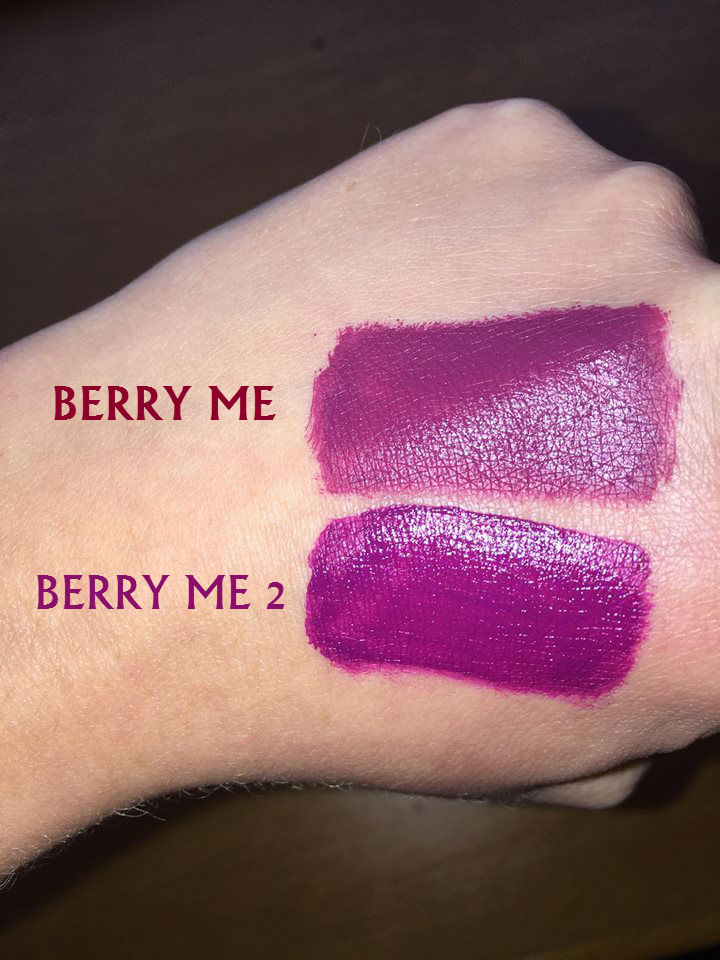 EilidhOnline: DOSE OF COLORS MATTE LIPSTICK BERRY ME + BERRY ME 2