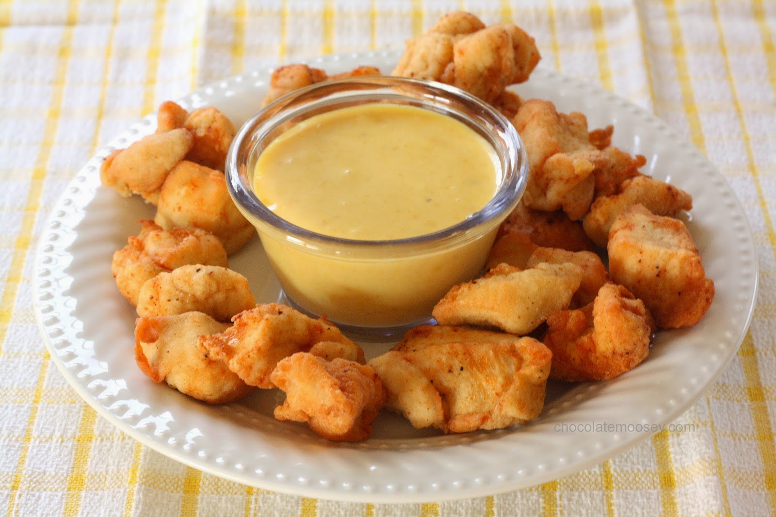 Nice Food Recipe: Chicken Nuggets With Honey Mustard Dip Recipe