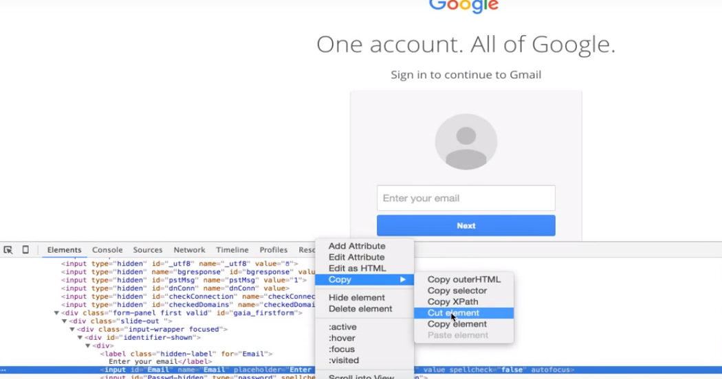 Login into Gmail Account Using Web Driver