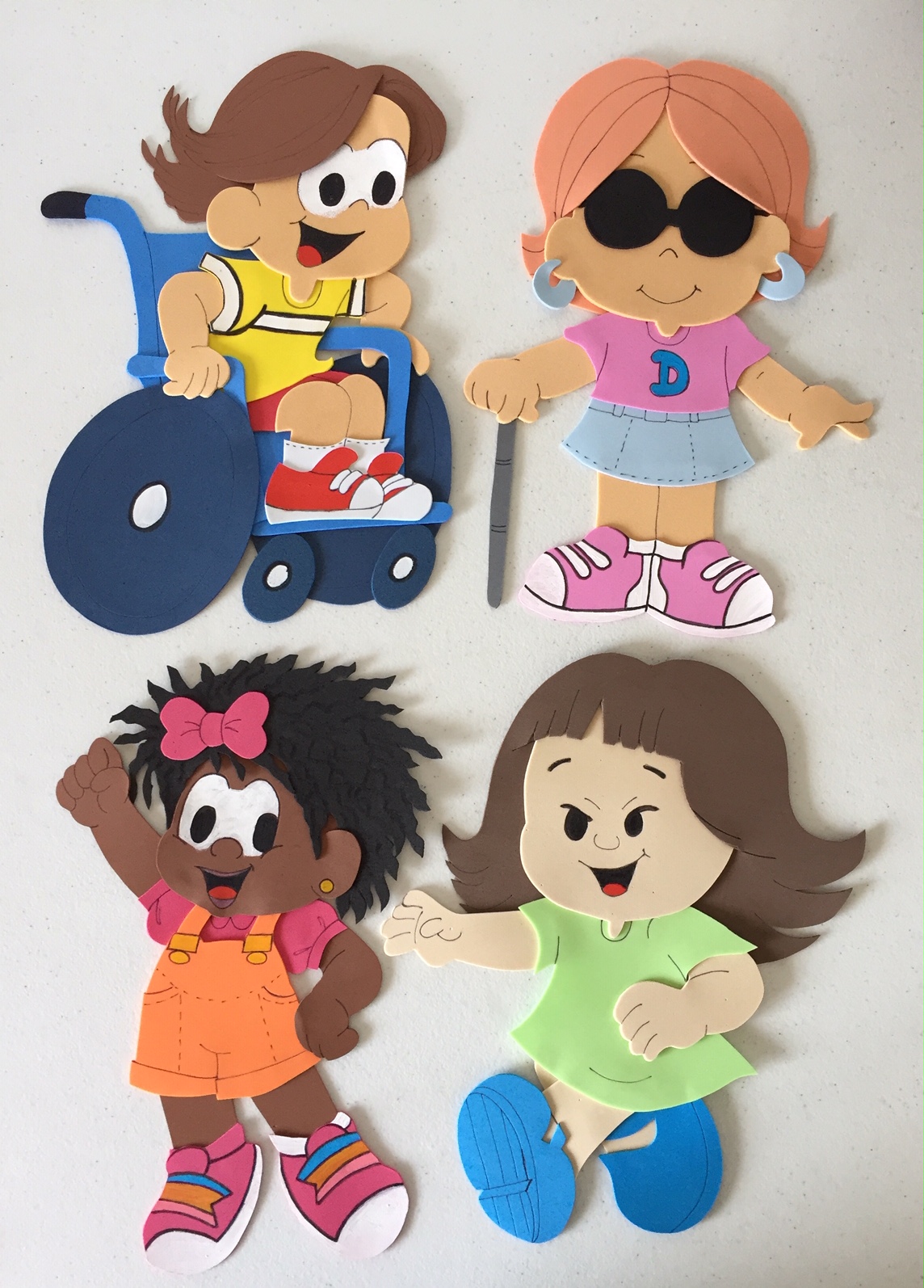 EVA Sob Medida - Artesanato e Moldes: Turma da Mônica em EVA