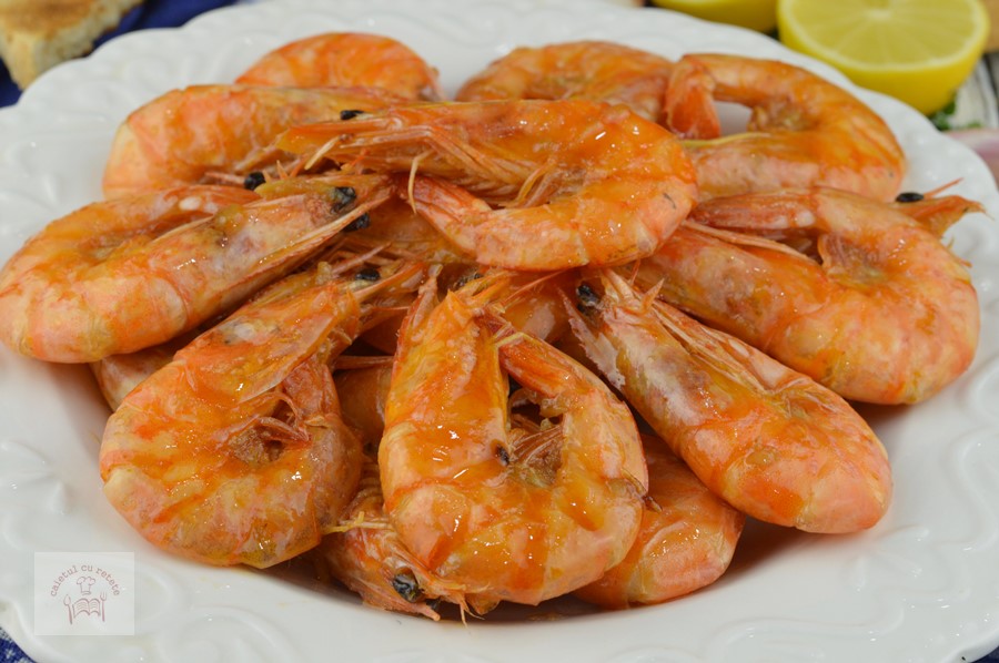 Creveti in sos de vin - CAIETUL CU RETETE