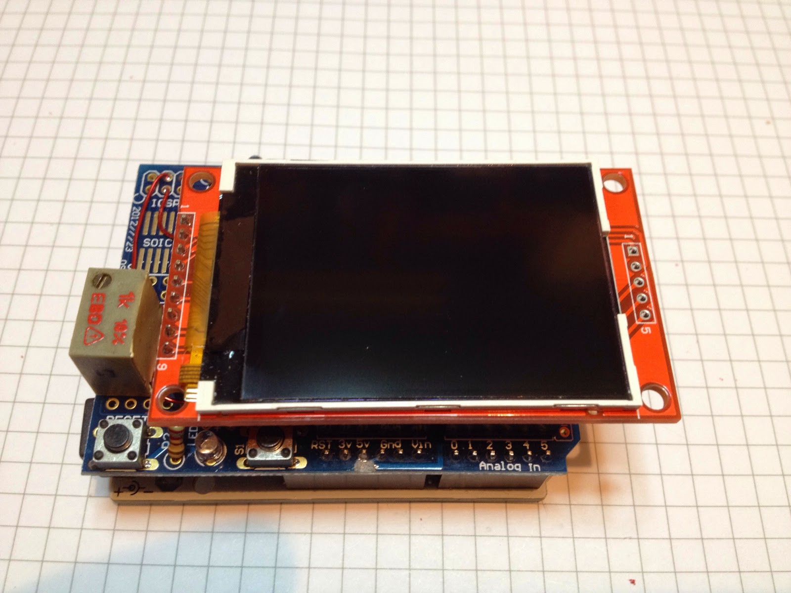 THD Arduino Projekte: 2,2" TFT ILI9341 Arduino Shield