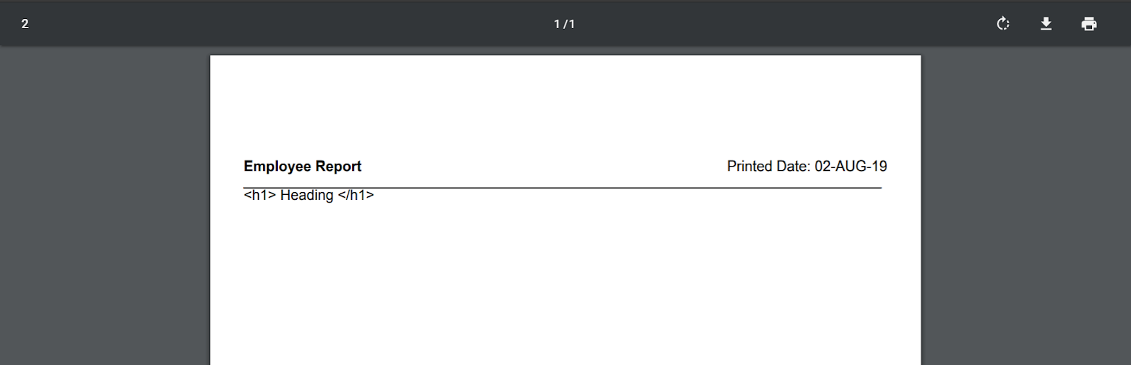 Build pdf using PL/SQL package