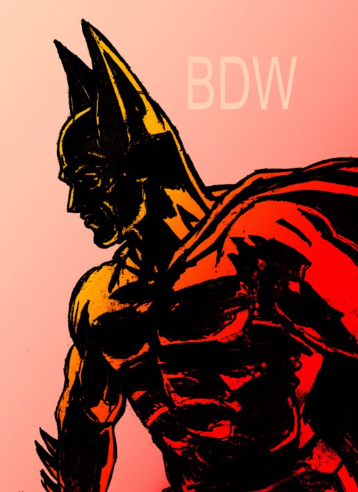 OBERON CARTOONS: My old Batman illustration