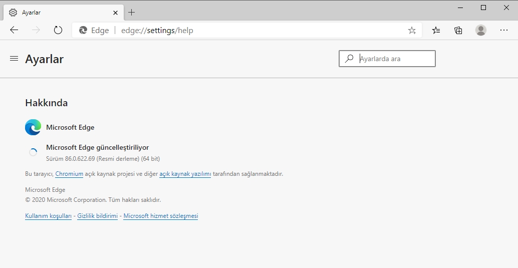 Microsoft Edge 87 yayınlandı