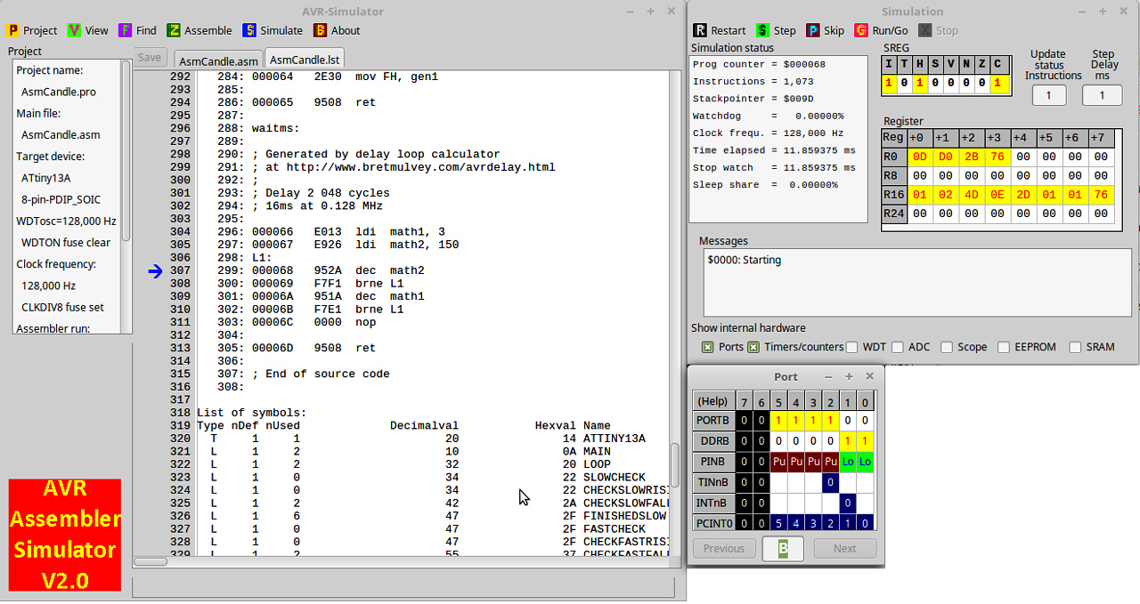 One circuit a week: 0000 0000 0011 0001
