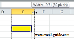 How To Expand Cell with the help of Mouse In Excel